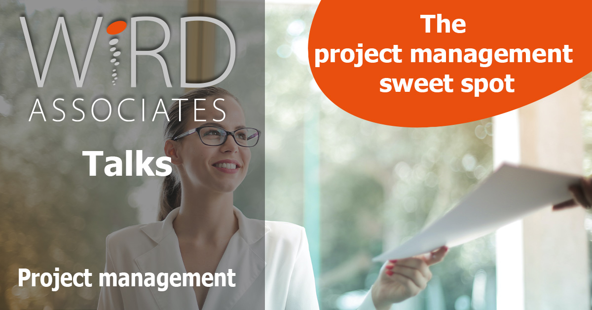 The project management sweet spot. – WiRD